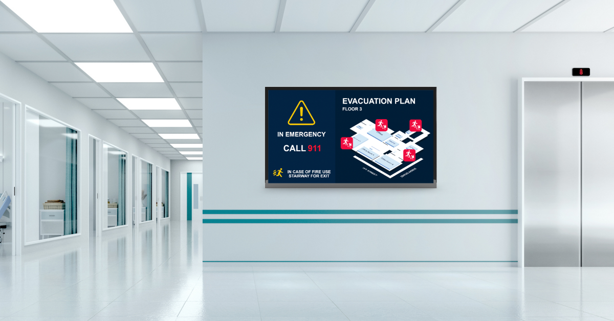 Real-Time Wayfinding & Emergency Alerts in Hospitals | BrightSign®
