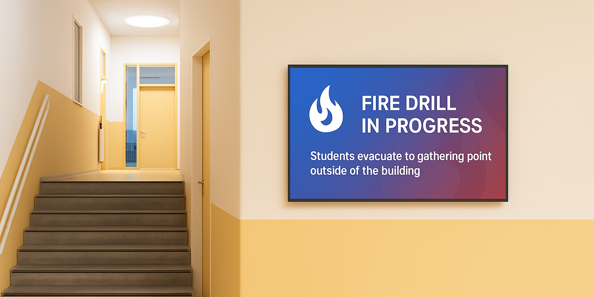 Powering Emergency-Ready Digital Signage for Schools | BrightSign®
