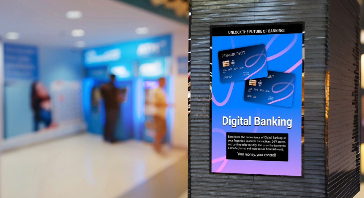 Targeted Digital Signage for Banks | BrightSign®